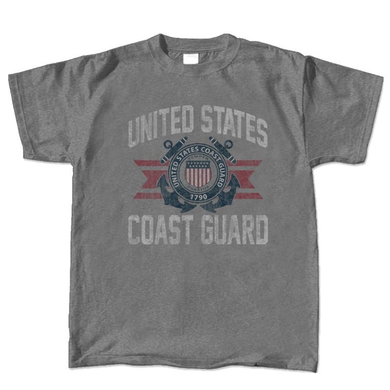 Coast Guard Emblem T-Shirt - Wisconsin Veterans Museum Gift Shop